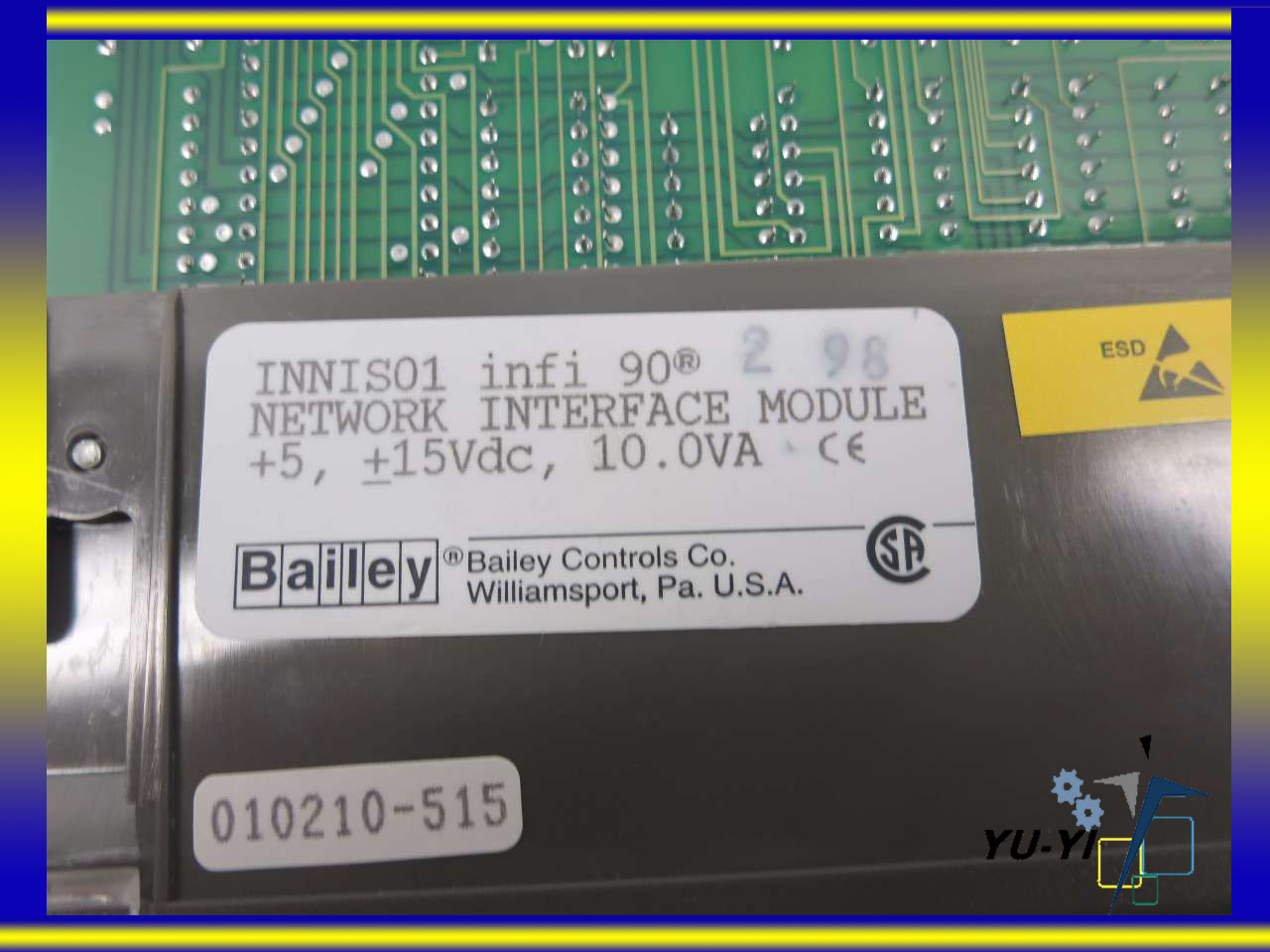 BAILEY INFI 90 INTERFACE MODULE INNIS01 - PLC DCS SERVO Control MOTOR POWER SUPPLY IPC ROBOT